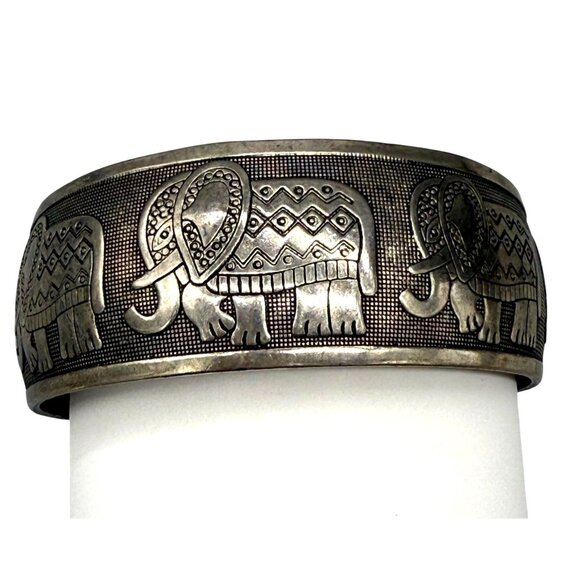 N/A | Jewelry | Vintage Silver Tone Tibetan Tibet Cuff Bangle Bracelet ...